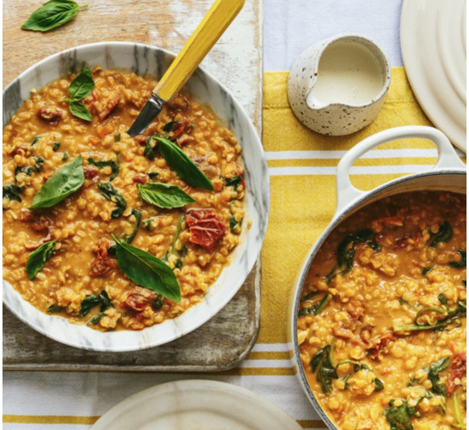 Marry Me Lentils is a delicious plant-based high high-protein recipe
